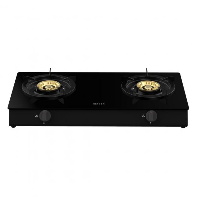 Singer Glass Top 2 Burner Gas Cooker | Hom4u